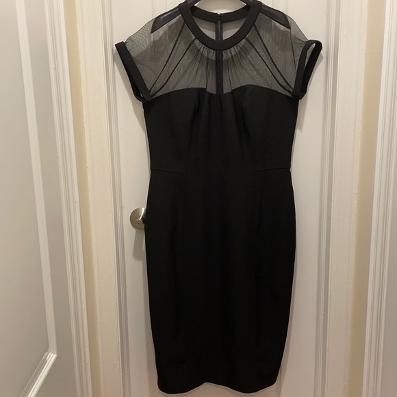 Basler | Dresses | New Basler Black Midi Cocktail Dress New Never Worn ...